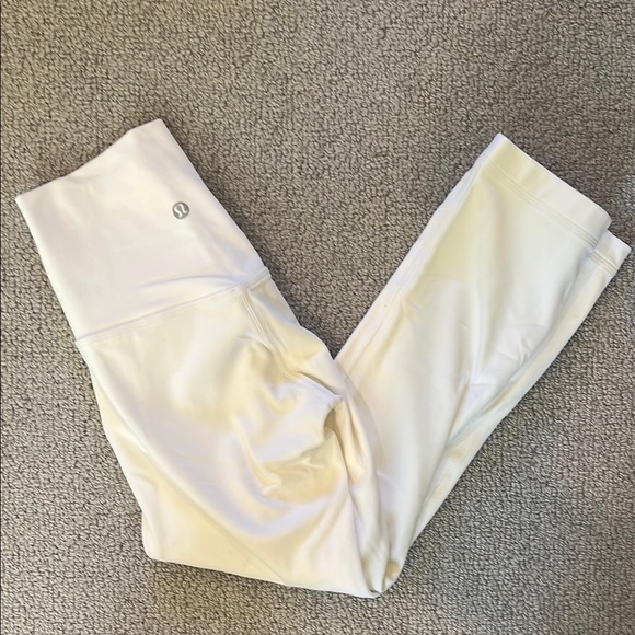 lululemon athletica | Pants & Jumpsuits | New Lululemon White Align ...